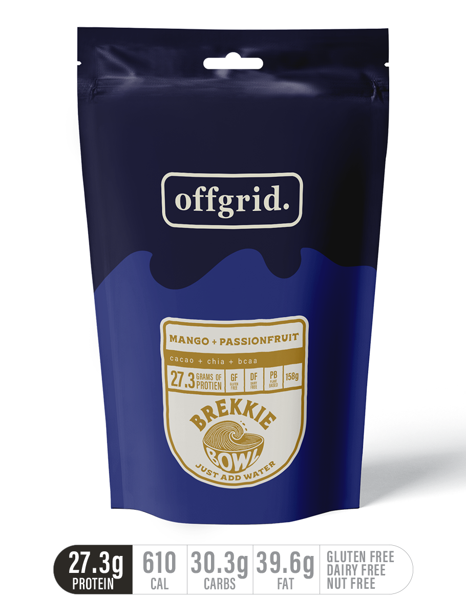 Offgrid breakie bowl mango + passionfruit · Offgrid